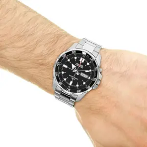 Casio Stainless Steel Analog Watch With Illuminator