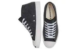CONVERSE Jack Purcell Mid Corduroy Sneakers - Black