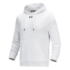 Under Armour Hustle Fleece Hoodie - White