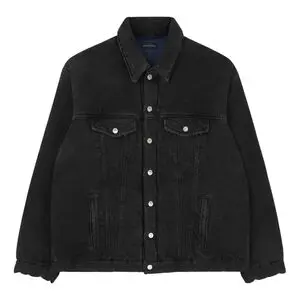 Balenciaga Padded Japanese Denim Jacket - Black