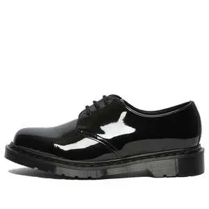 Dr. Martens 1461 Made In England Mono Patent Leather Oxford Shoes - Black