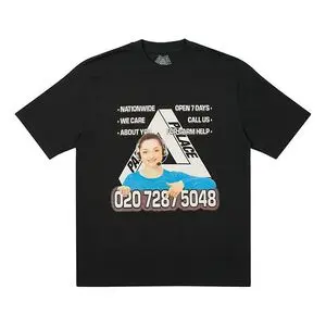 PALACE Bell Short Sleeve Crewneck T-shirt - Black