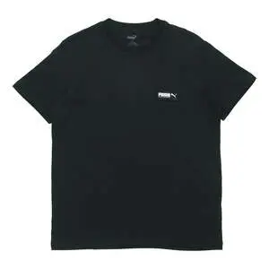 PUMA Fuslon Minimalistic Chest Alphabet Logo Label Short Sleeve
