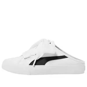 PUMA Bari Mule Ribbon Mule - White/black