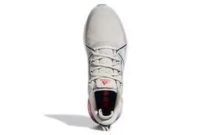 Adidas Solarthon Primegreen Spikeless Golf Shoes - Grey/red
