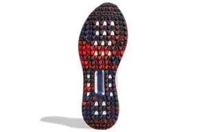 Adidas Solarthon Primegreen Spikeless Golf Shoes - Grey/red