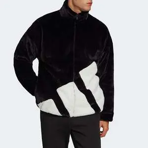 Adidas Faux Fur Logo Zip-up Jacket - Default Color
