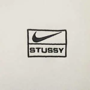 Nike X Stussy Ss24 Full-zip Washed Fleece Hoodie
