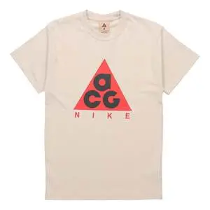 Nike Nike Lab Acg Printed T-shirt 'string University Red' Light Grey