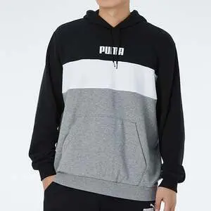 PUMA Double Down Hoodie 'grey Black White