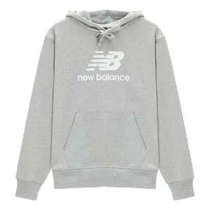 NEW BALANCE Stacked Logo French Terry Hoodie - Athletic Grey