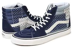 VANS Sk8-hi Patchwork High Top Sneakers - Blue