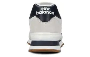 NEW BALANCE 574 Series Low Top Sneakers - White/black
