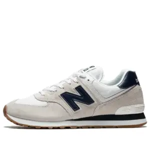 NEW BALANCE 574 Series Low Top Sneakers - White/black