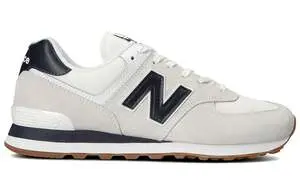 NEW BALANCE 574 Series Low Top Sneakers - White/black