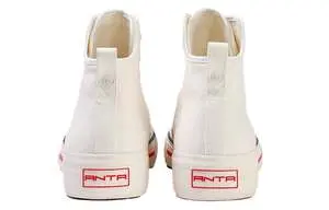 ANTA High Top Canvas Sneakers