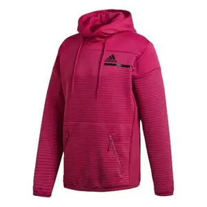 Adidas Mzne Coldrdy Po Sports Pullover Hoodie - Red