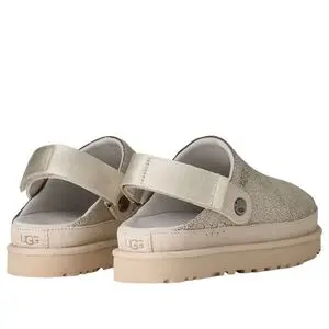 UGG Goldenstar Villa Clog Mules 'crackle - White