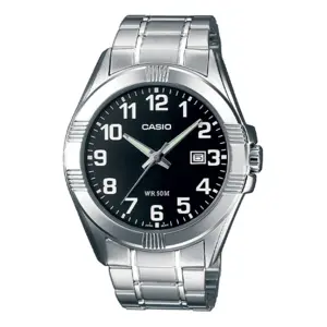 Casio Quartz Watch With Stainless Steel Strap