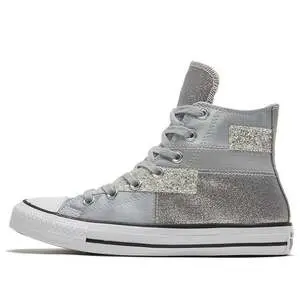 CONVERSE Converse Chuck Taylor All Star High Top Sneakers With Glitter Accents Grey