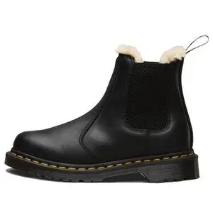 Dr. Martens 2976 Faux Fur Lined Chelsea Boots - Black