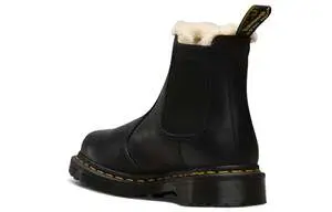 Dr. Martens 2976 Faux Fur Lined Chelsea Boots - Black