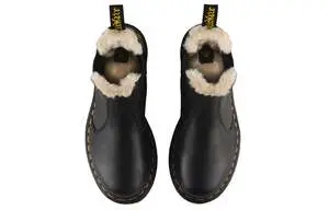 Dr. Martens 2976 Faux Fur Lined Chelsea Boots - Black