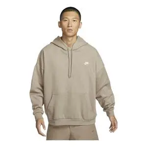 Nike Club Ft Oversized Po Hoodie - Beige