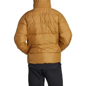 Adidas Padded Hooded Jacket With Stripes