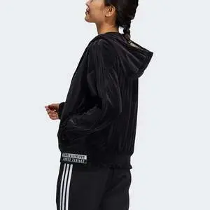 Adidas Velour Jkt Velvet Hooded Jacket