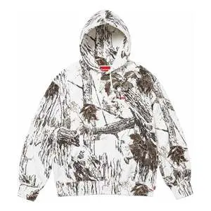 Supreme Small Box Hooded Sweatshirt - White/black