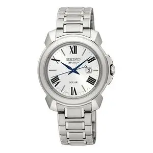 SEIKO Premier Series Solar Powered Watch - Silver