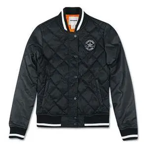 CONVERSE Quilted Bomber Jacket - Black/white