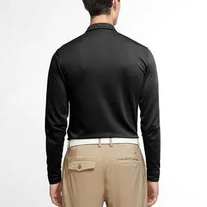 Nike Dri-fit Player Golf Lapel Long Sleeves Polo Shirt
