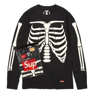 Supreme X Hanes Bones Thermal Crew