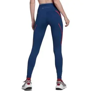Adidas By Stella Mccartney Truepace Running Leggings - Navy/red