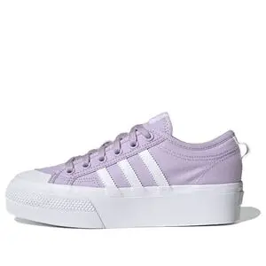 Adidas Nizza Platform Sneakers - Purple/white
