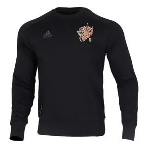 Adidas Manchester United Pullover Sweatshirt - Black