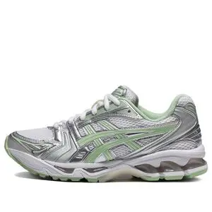 Asics Gel-kayano 14 Athletic Sneakers - Silver/green
