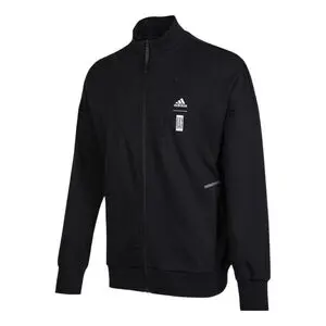 Adidas Stand Collar Sports Jacket - Black