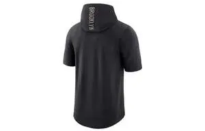 Nike Brooklyn Nets Courtside Nba Hooded Short Sleeve