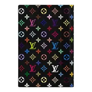 LOUIS VUITTON X Takashi Murakami Passport Cover - Black Multicolored