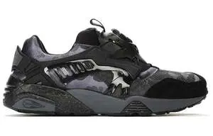 PUMA A Bathing Ape X Disc Blaze " Camo" Sneakers - Black