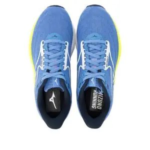 Mizuno Wave Rider 29 Athletic Sneakers - Blue/white/yellow