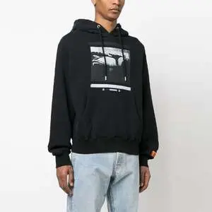 Heron Preston Graphic Print Hoodie
