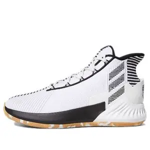 Adidas D Rose High Top Sneakers - White/black