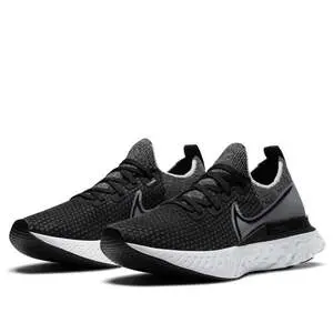 Nike React Infinity Run Flyknit Sneakers - Black/white/white