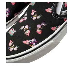 VANS X Kpop Demon Hunters Classic Slip-on Sneakers - Black