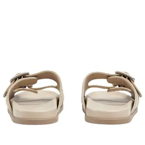 Gucci Gg Suede Slides - Oatmeal