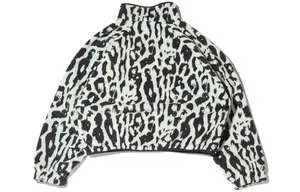 Nike Sherpa Stand Collar Animal Print Jacket - Default Color